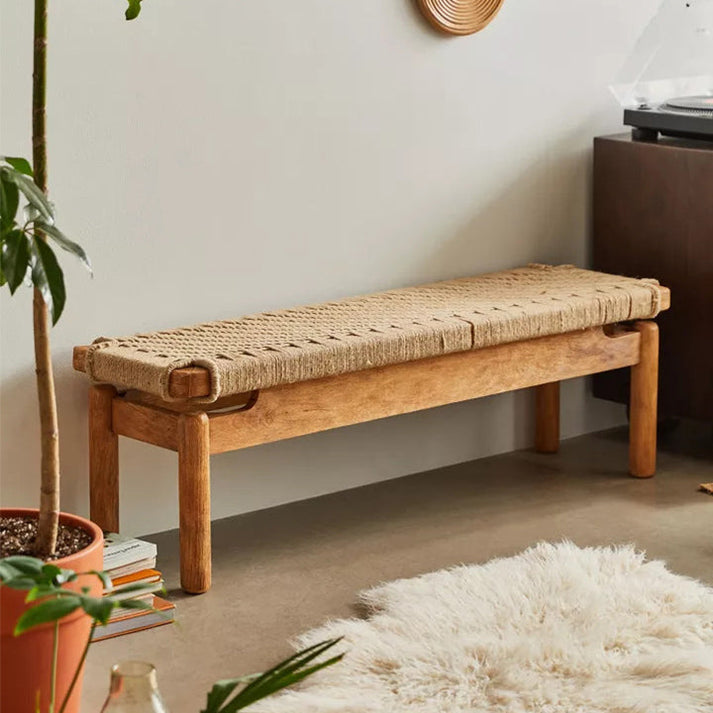 Cosmic - Woven Bench (Organic ropes) – Furnify Design